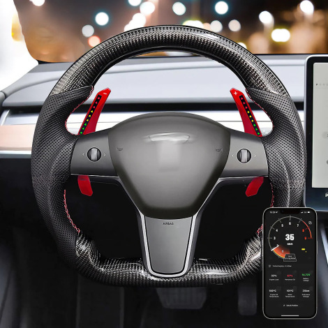 TESLA LED PADDLE SHIFTERS | LAX Customs