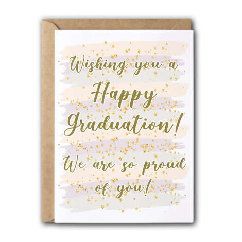Graduation Card - Wishing You A Happy Graduation | Beeyoutiful Gifts Ltd