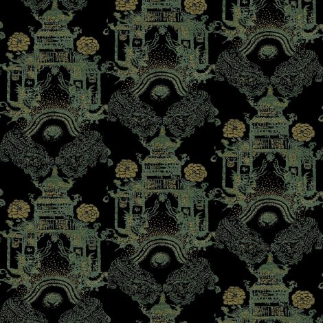 PAGODA - FERN/GOLD | Mallion & Knowles