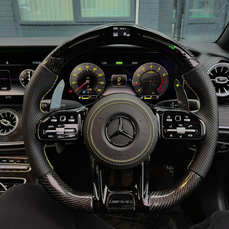MERCEDES CUSTOM STEERING WHEEL | LAX Customs